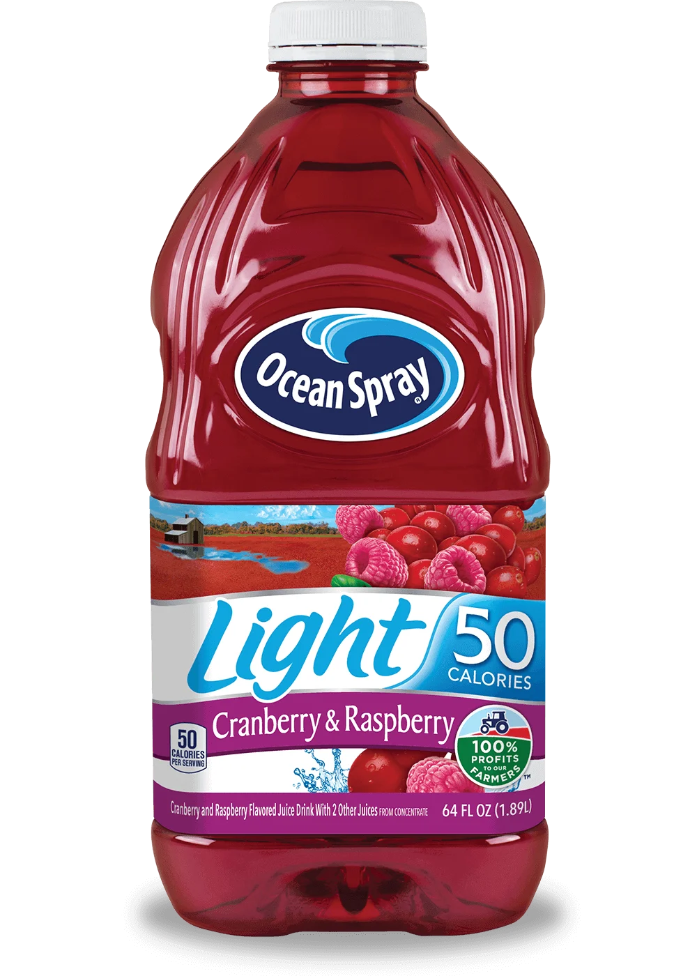 Light Cranberry & Raspberry Flavored Juice Drink